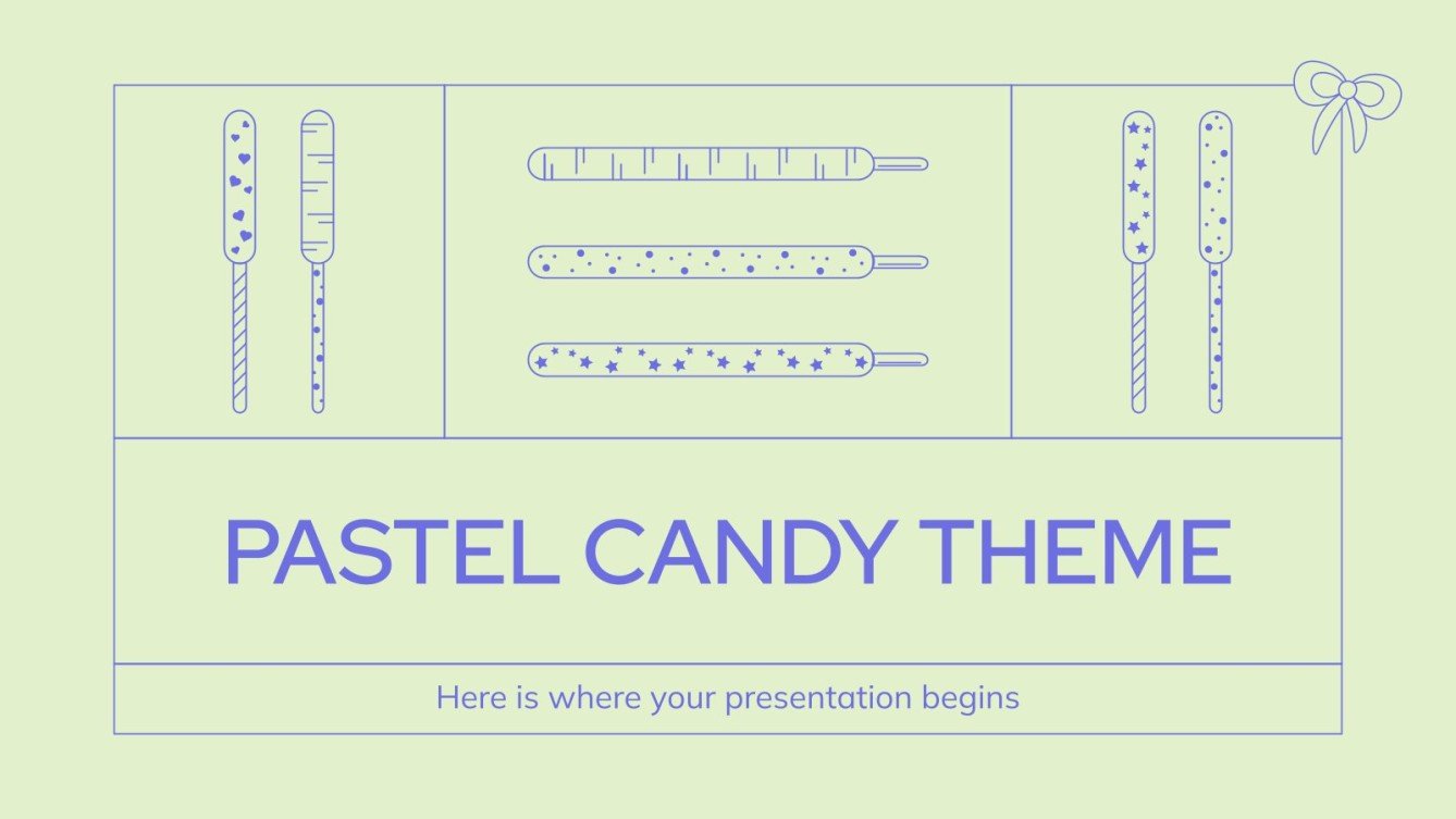 Pastel Candy Theme | Google Slides and PowerPoint