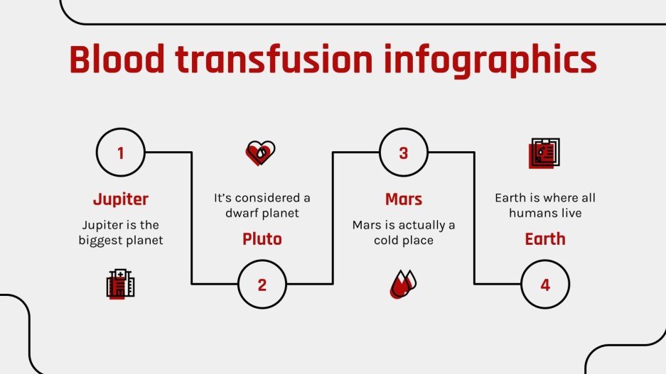 Blood Transfusion Center Infographics | Google Slides & PPT