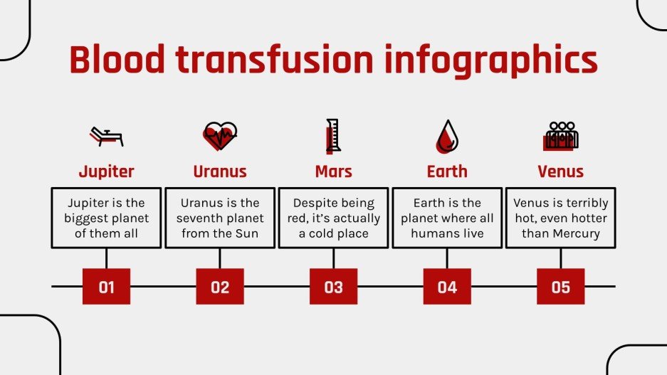 Blood Transfusion Center Infographics | Google Slides & PPT
