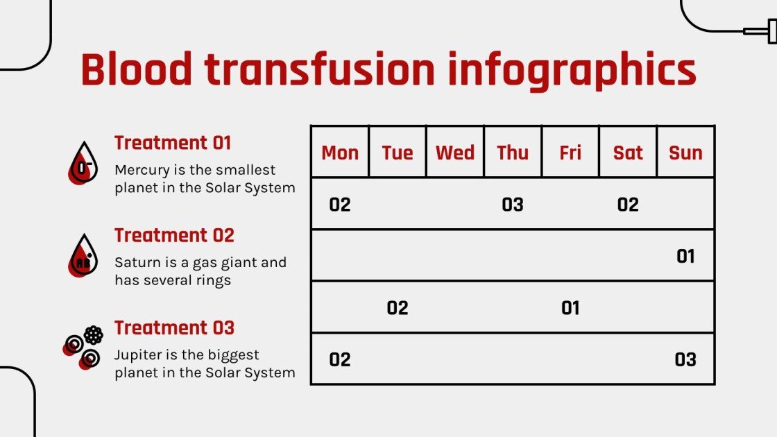 Blood Transfusion Center Infographics | Google Slides & PPT