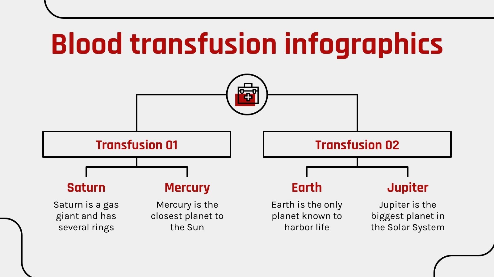 Blood Transfusion Center Infographics | Google Slides & PPT