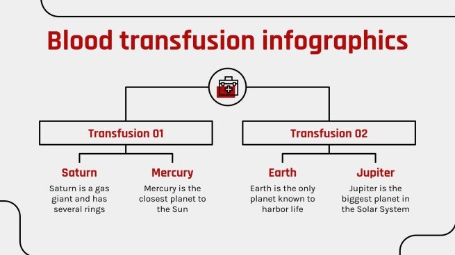 Blood Transfusion Center Infographics | Google Slides & PPT