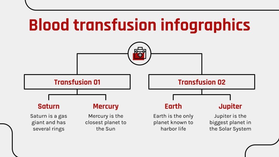 Blood Transfusion Center Infographics | Google Slides & PPT