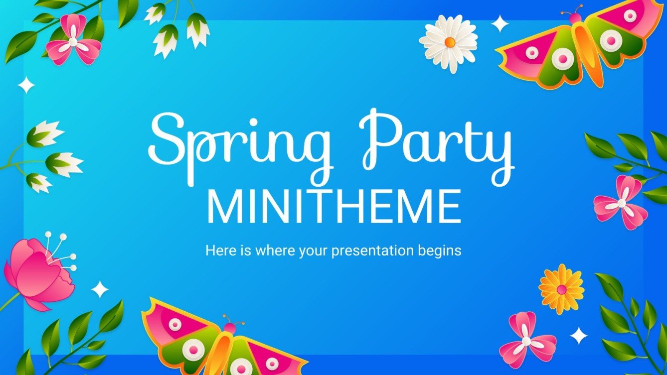 Spring Party Minitheme | Google Slides & PowerPoint