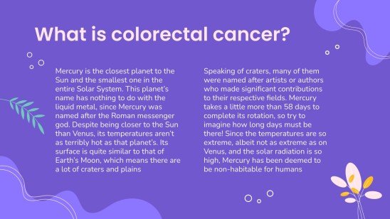 Learn More About World Colorectal Cancer Day | Google Slides