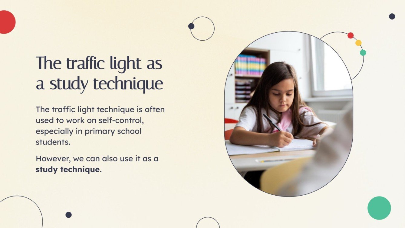 Study Technique: The Traffic Light | Google Slides & PPT