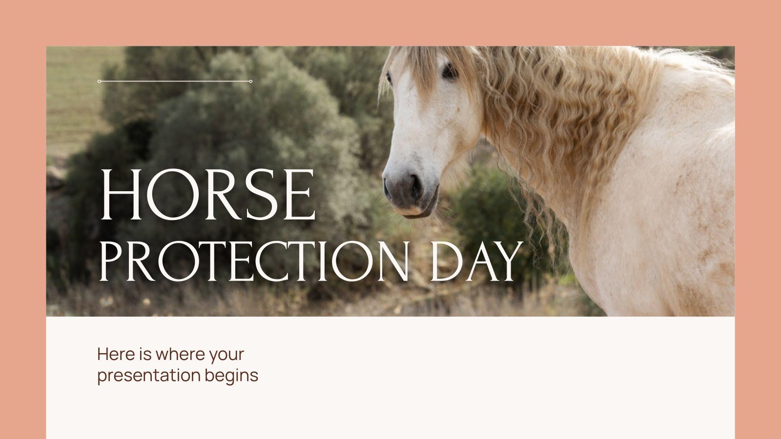 Free templates about horses for Google Slides & PowerPoint