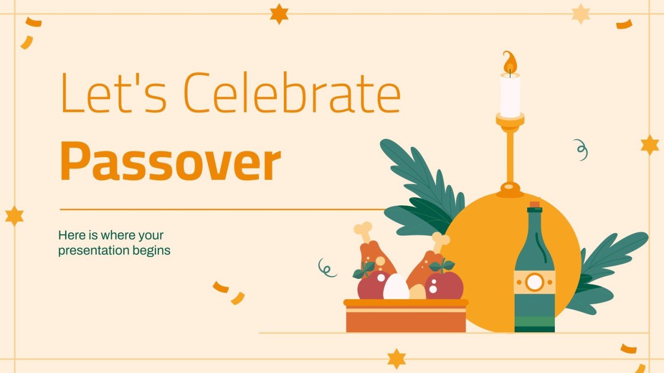 Let's Celebrate Passover | Google Slides & PowerPoint