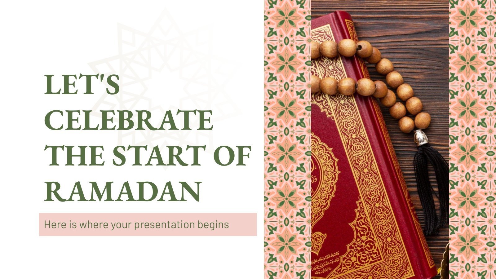Free Google Slides and PPT Templates on Ramadan