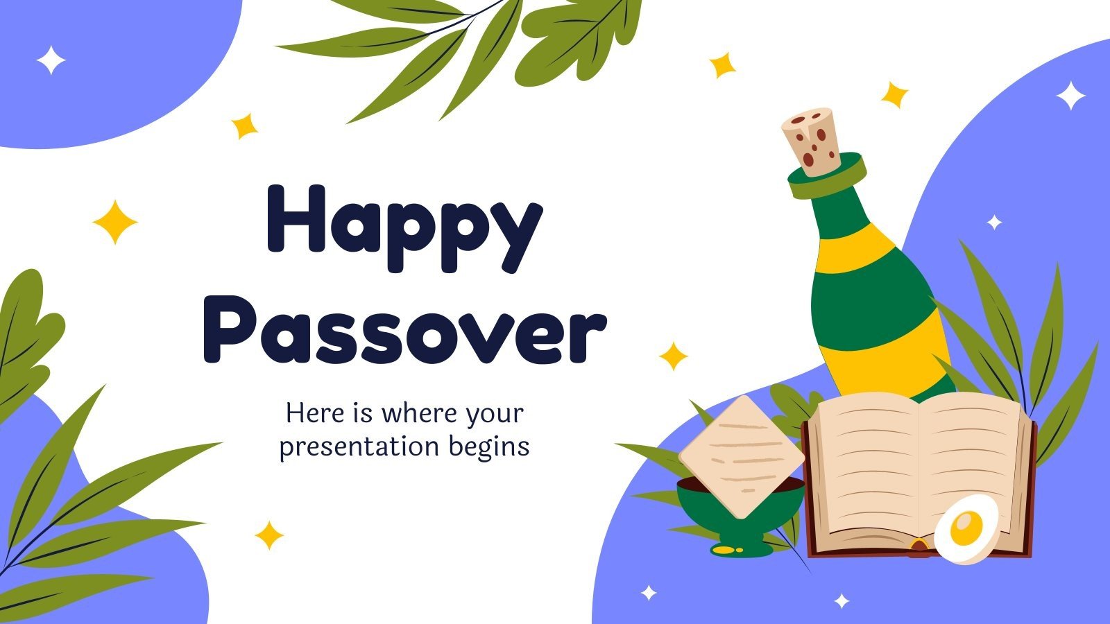 Happy Passover | Google Slides theme & PowerPoint template
