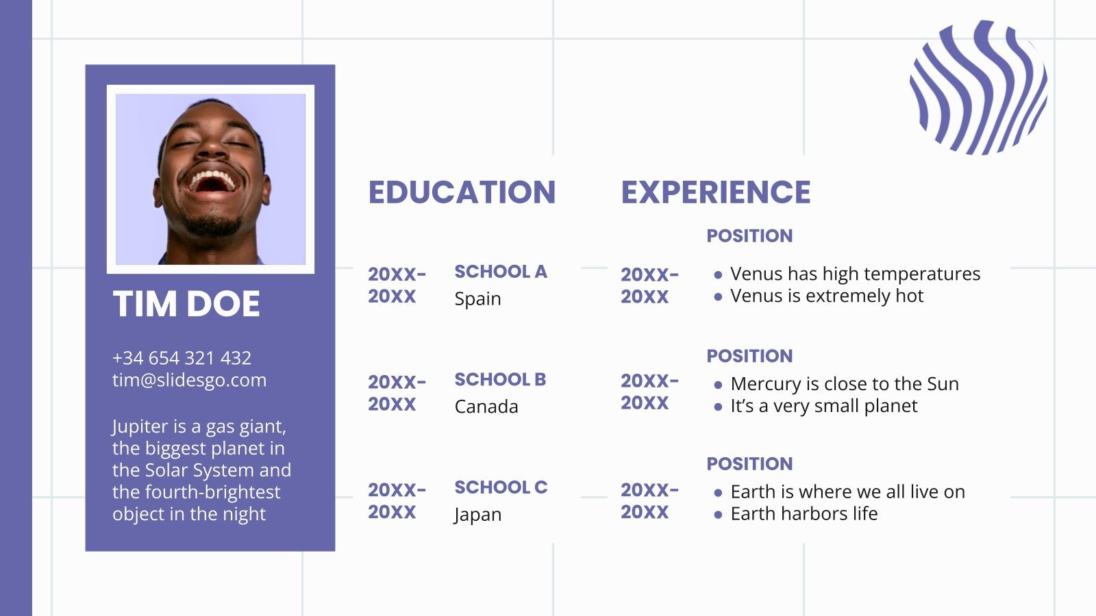 Vector Graphic Design Portfolio | Google Slides & PowerPoint