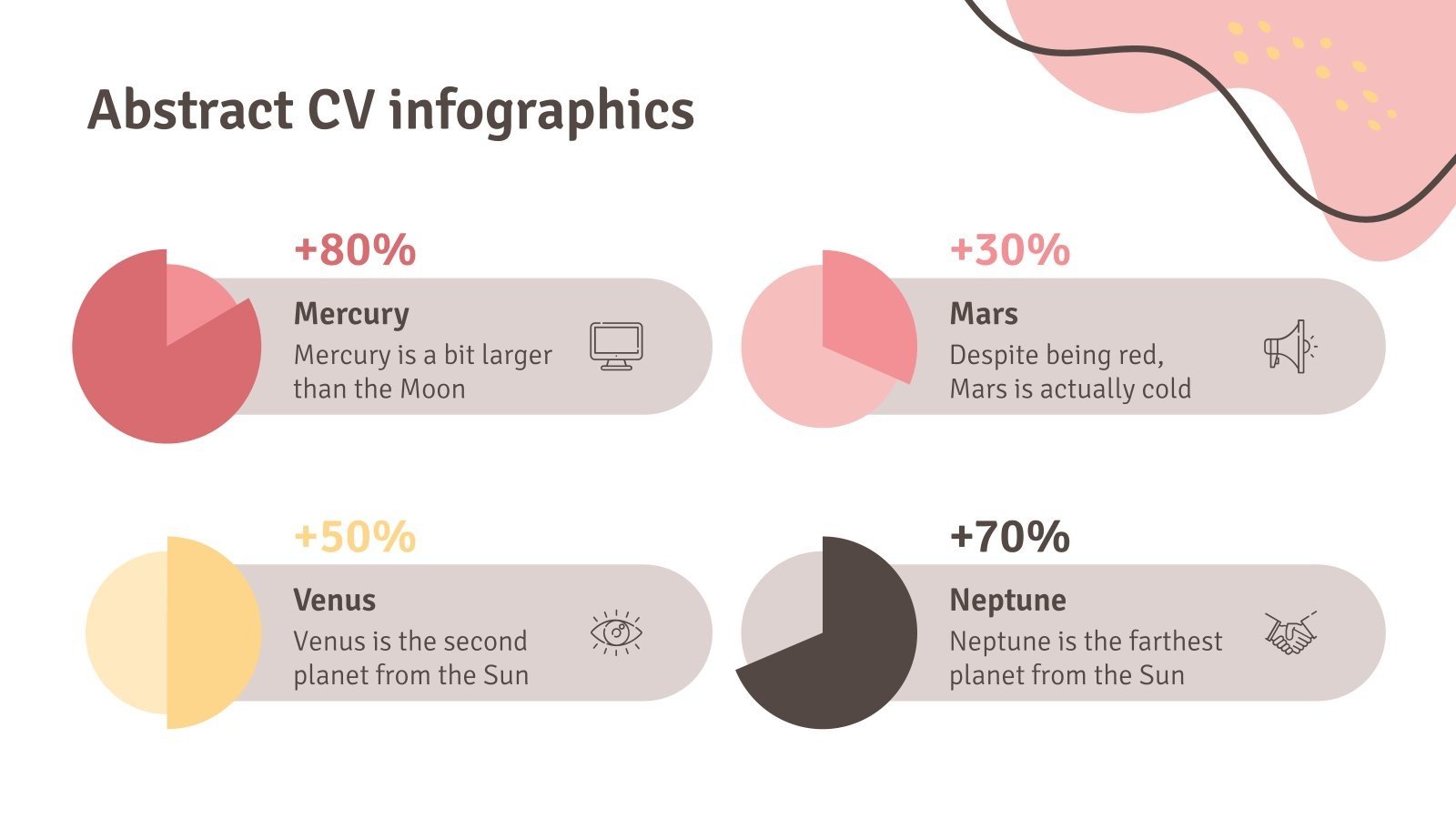 Abstract CV Infographics | Google Slides & PPT theme