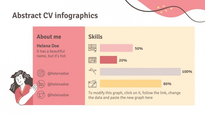 Abstract CV Infographics | Google Slides & PPT theme