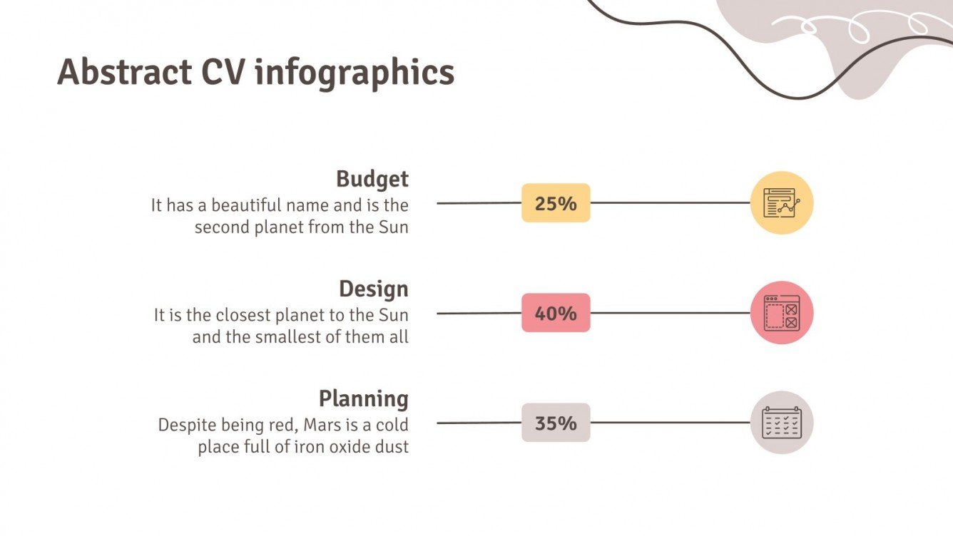 Abstract CV Infographics | Google Slides & PPT theme