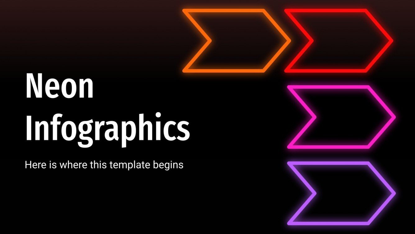 Neon Infographics | Google Slides theme & PowerPoint template
