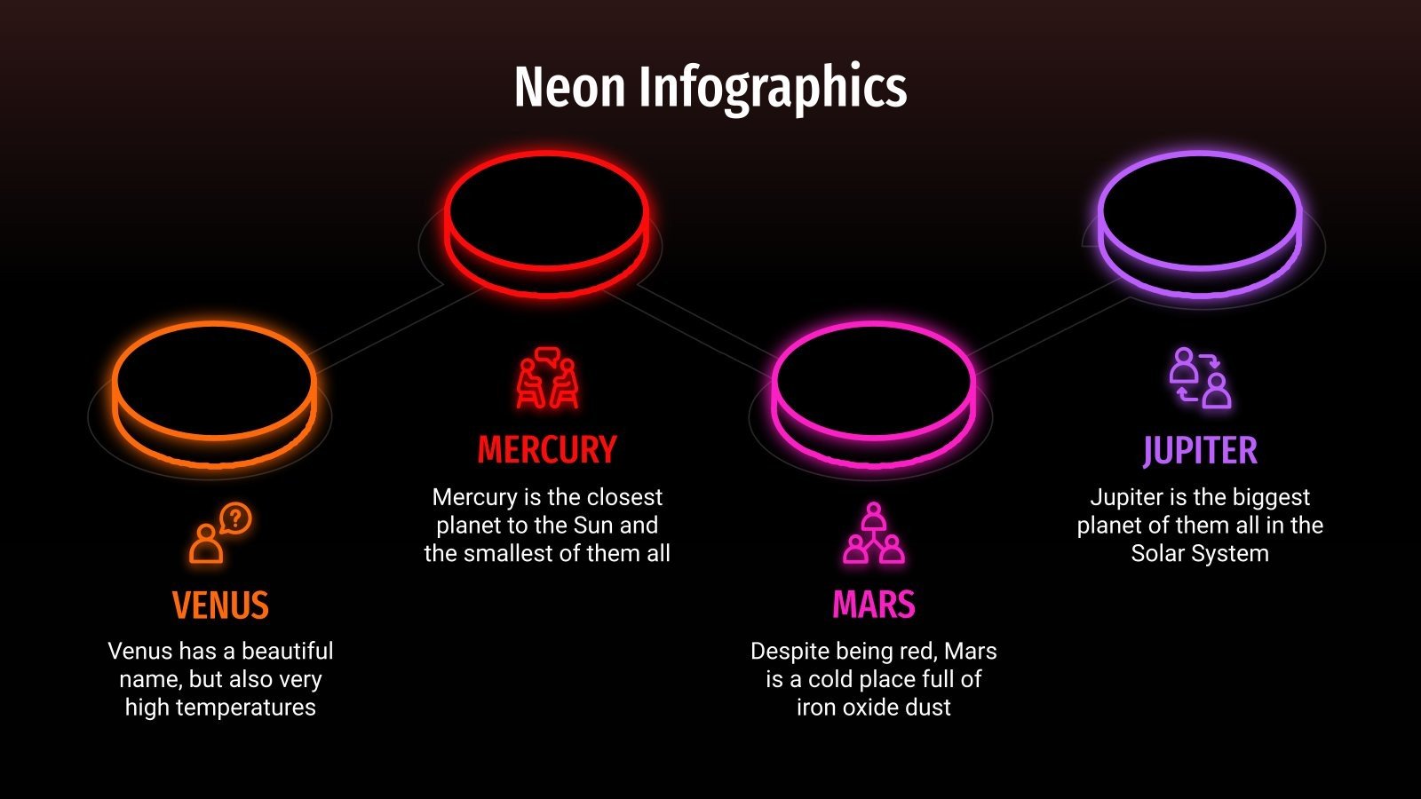 Neon Infographics | Google Slides theme & PowerPoint template