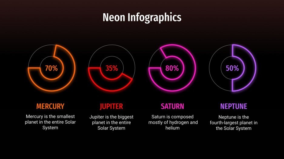 Neon Infographics | Google Slides theme & PowerPoint template