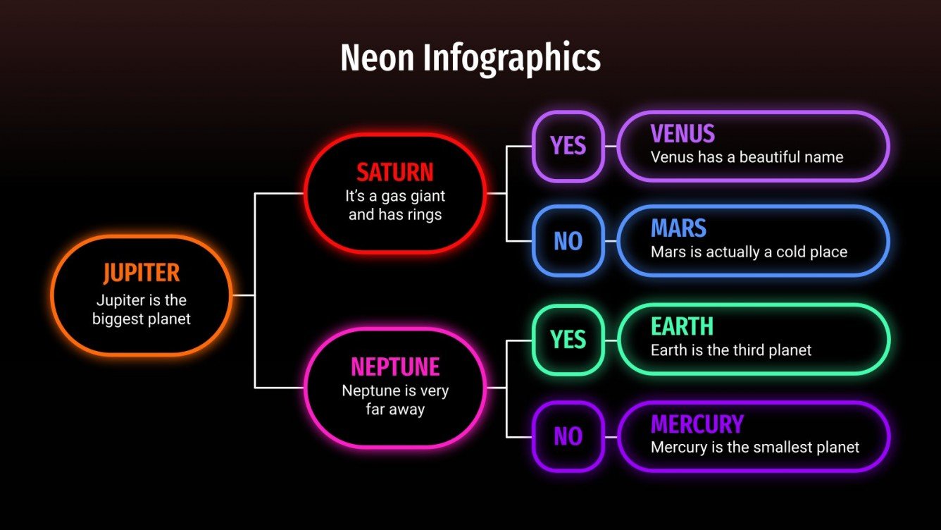 Neon Infographics | Google Slides theme & PowerPoint template