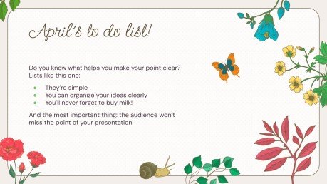 Agenda de abril | Google Slides y PowerPoint