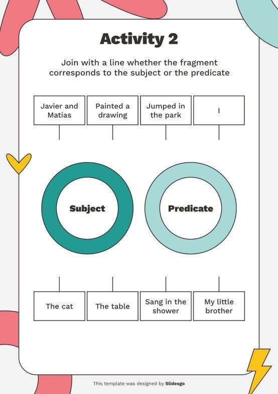 Activities: Introduction to Syntactic Analysis