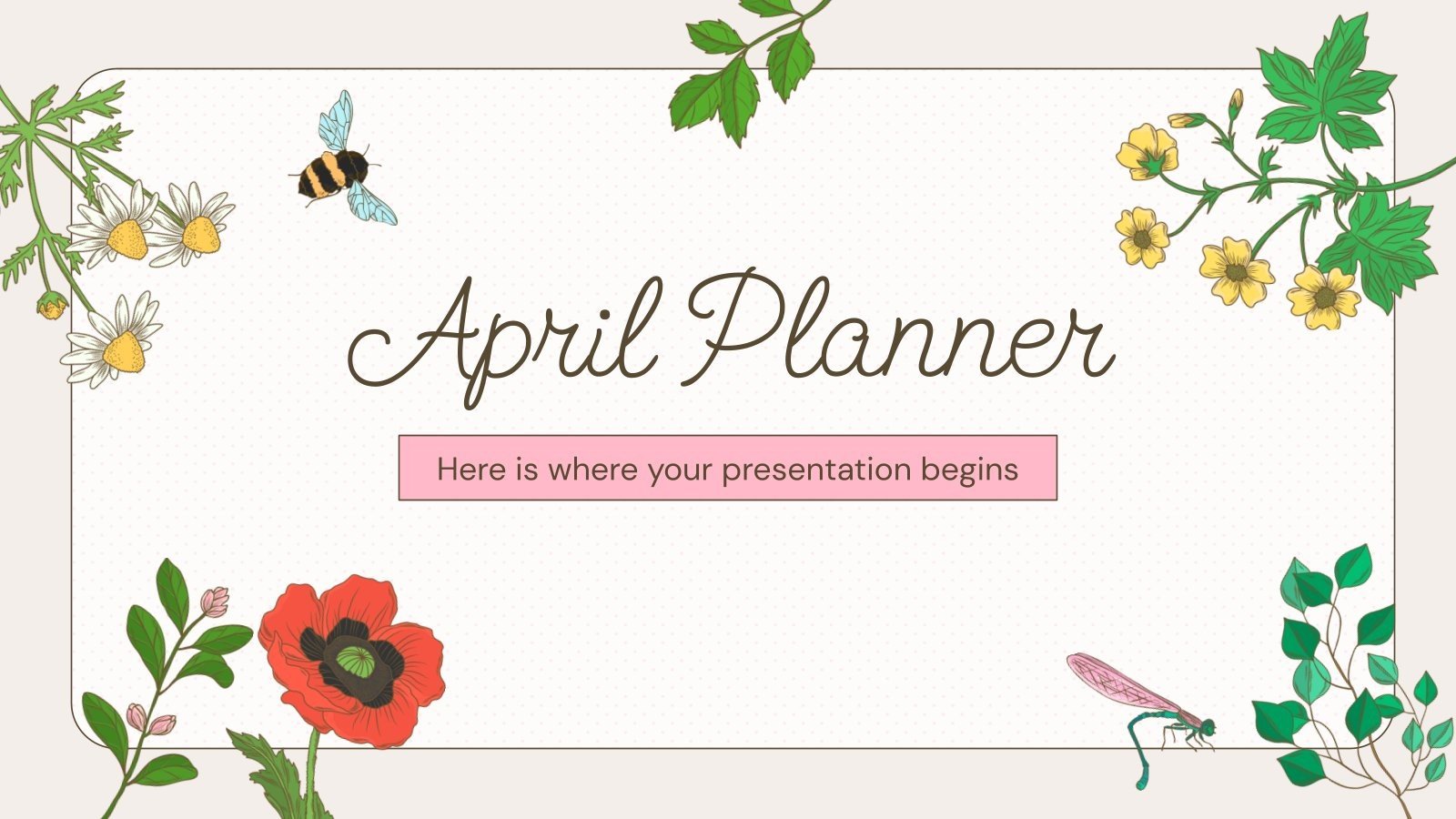 Free April Google Slides themes and PowerPoint templates