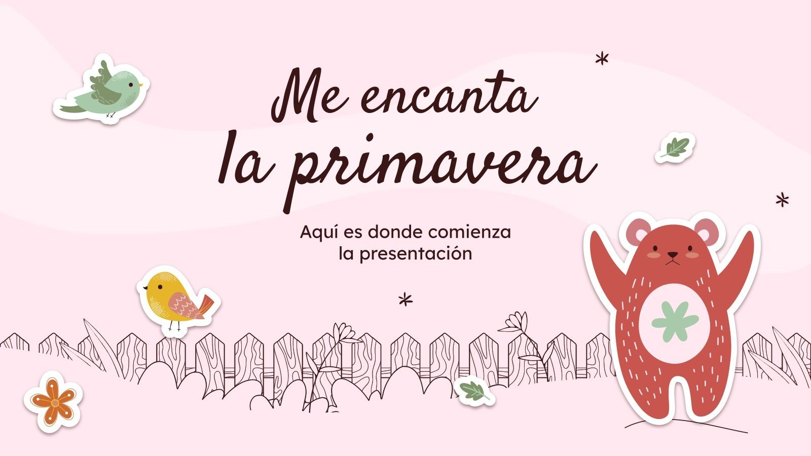 I Love Spring! | Google Slides & PPT