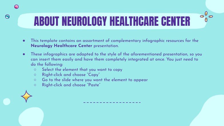 Neurology Healthcare Center Infographics