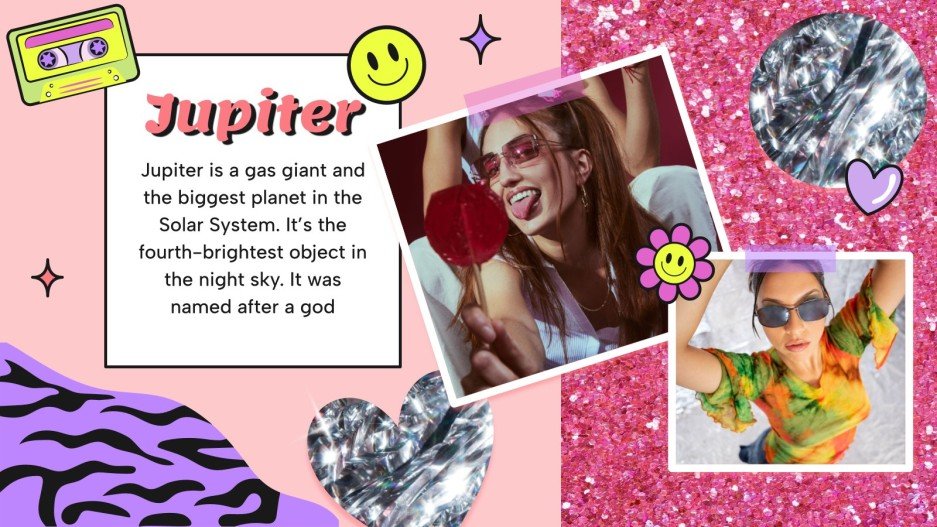 McBling Y2K Aesthetic Moodboard | Google Slides & PPT