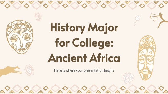 History Major for College: Ancient African Culture