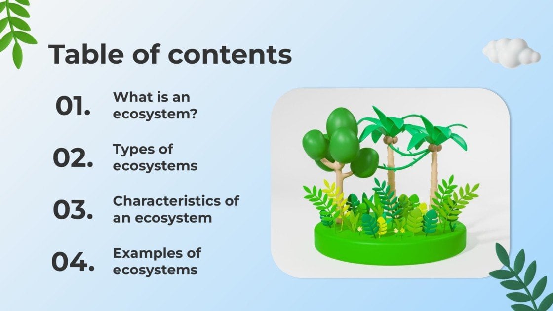 Ecosystems | Google Slides and PowerPoint template