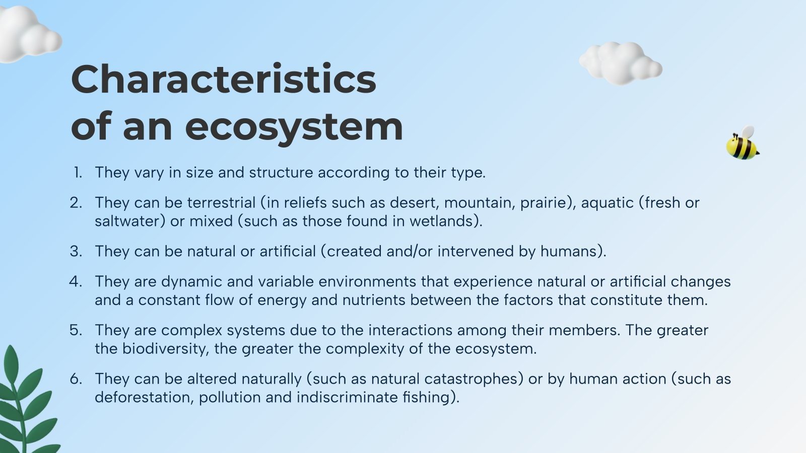 Ecosystems | Google Slides and PowerPoint template
