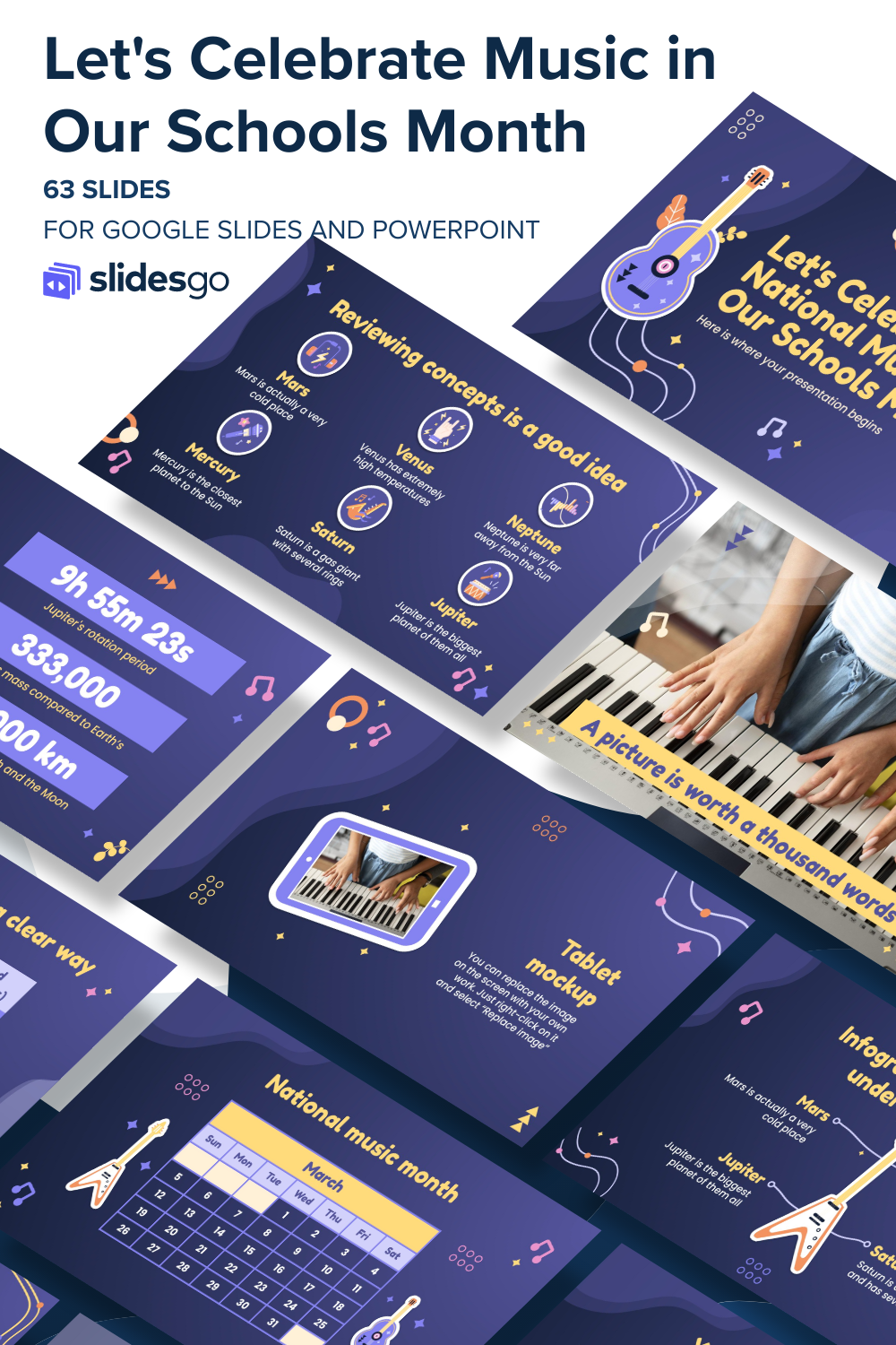 National Music in Our Schools Month | Google Slides & PPT