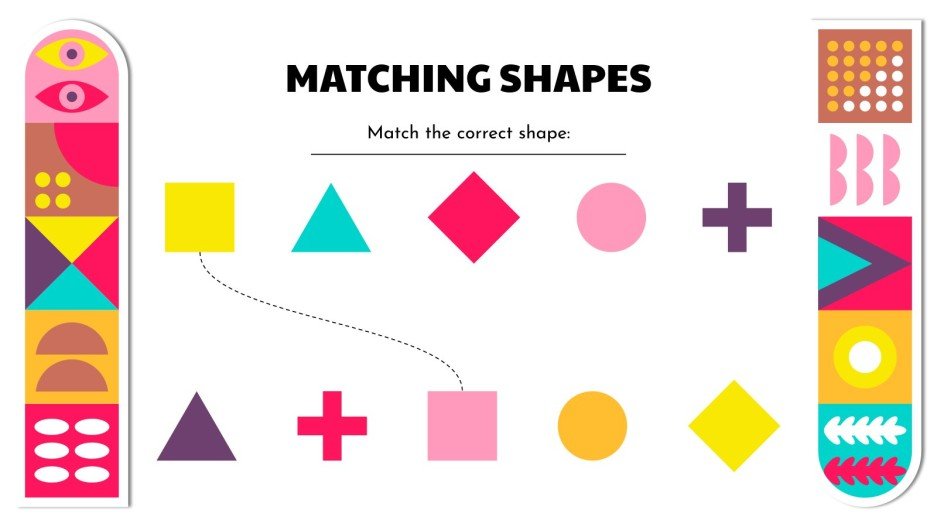 Activités d'identification des formes pour la maternelle