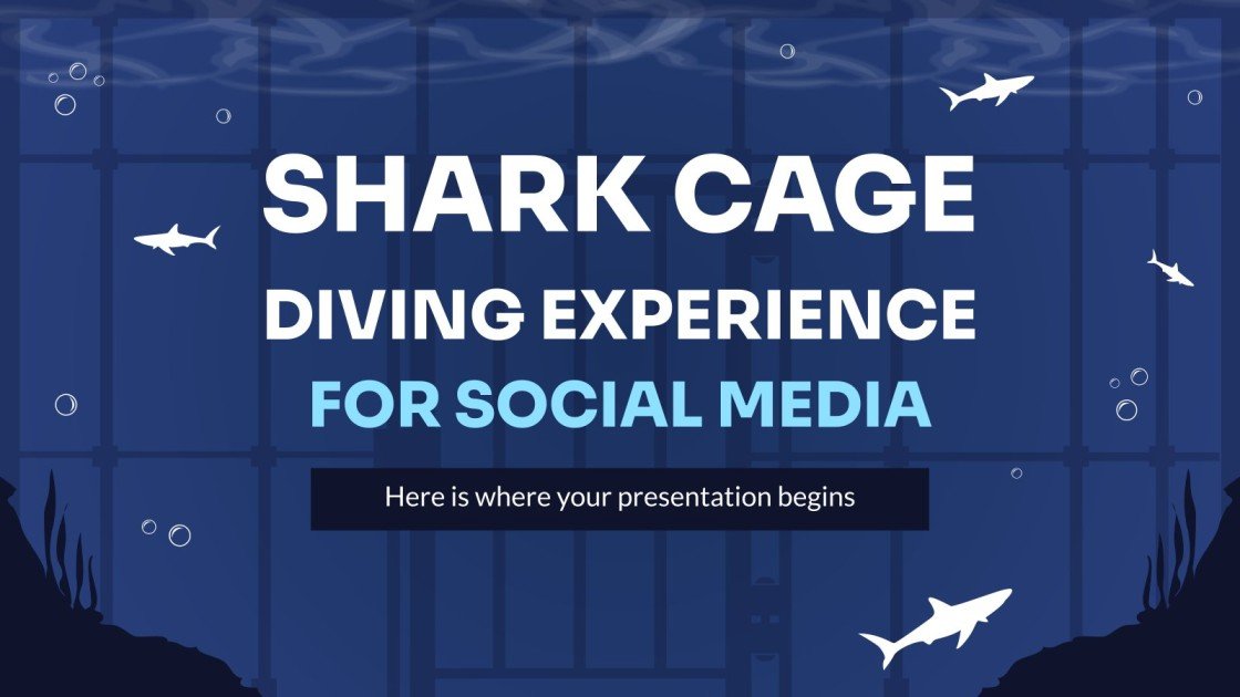 Free Google Slides and PowerPoint templates about sharks