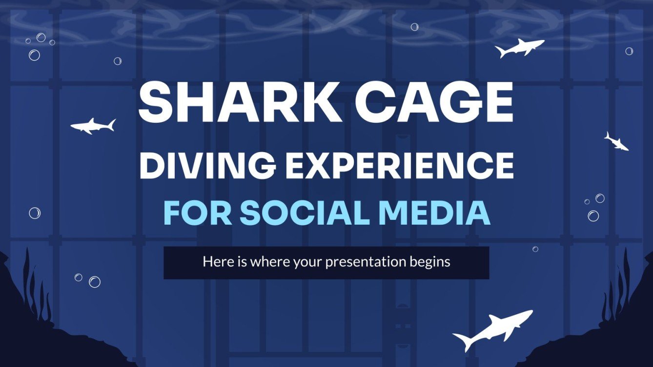 Free Google Slides and PowerPoint templates about sharks