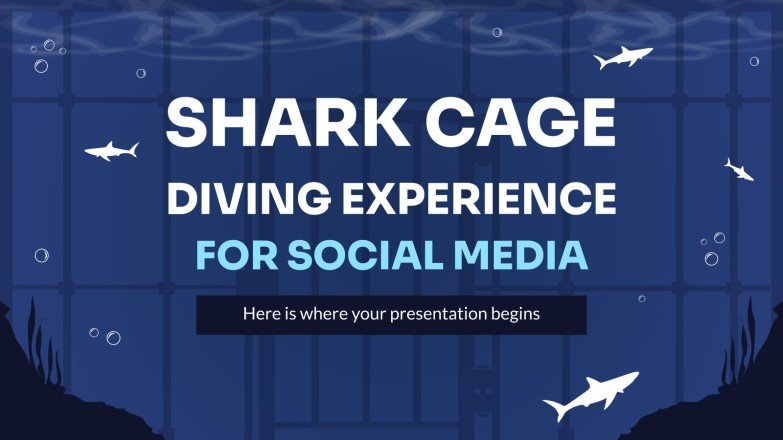 Free Google Slides and PowerPoint templates about sharks