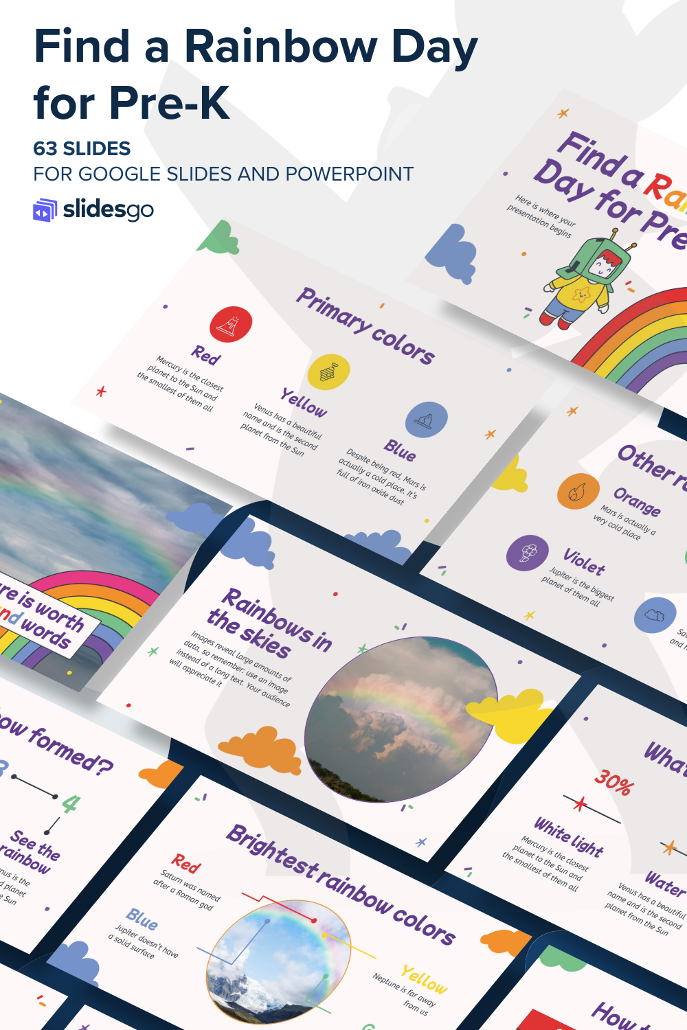 Find a Rainbow Day for Pre-K | Google Slides & PowerPoint