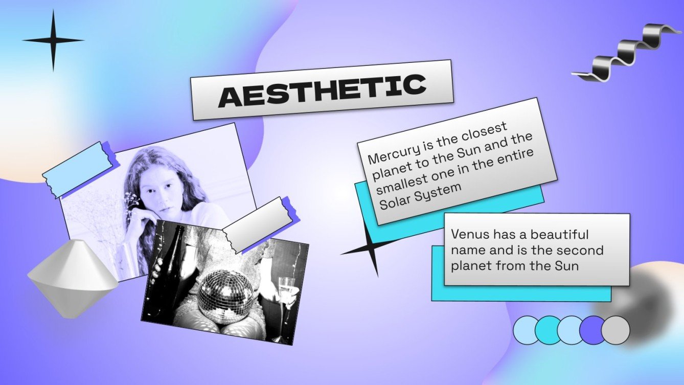 Frutiger Aero Y2K Aesthetic Moodboard | Google Slides