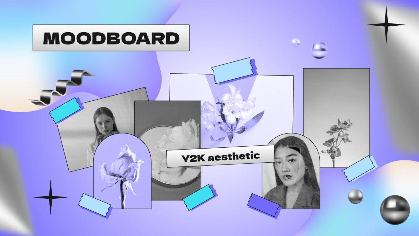 Frutiger Aero Y2K Aesthetic Moodboard | Google Slides