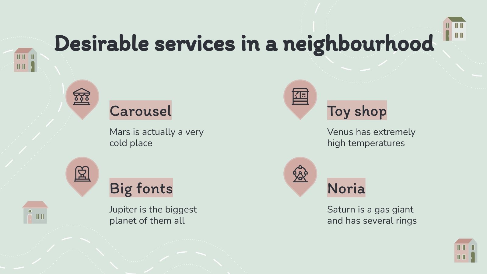 Language Arts Subject for Elementary: My Neigbourhood