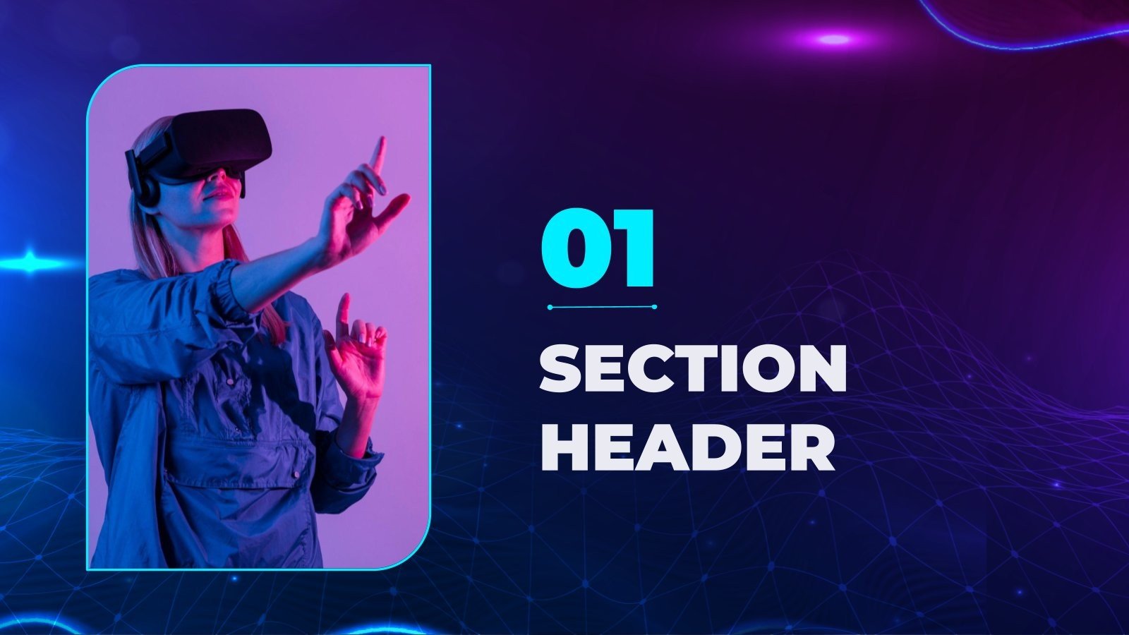 Futuristic Tech Pitch Deck | Google Slides & PowerPoint