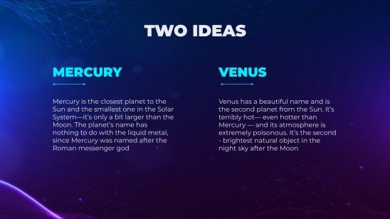 Futuristic Tech Pitch Deck | Google Slides & PowerPoint