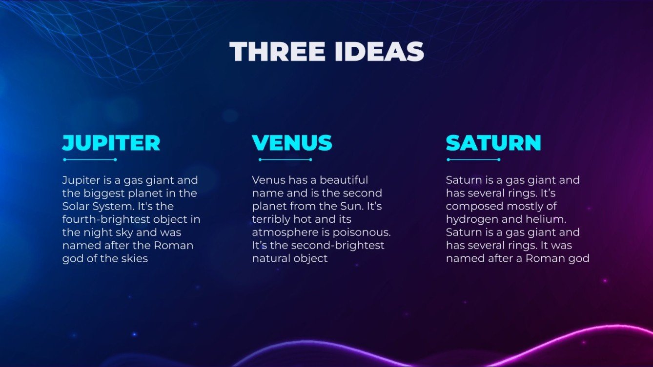 Futuristic Tech Pitch Deck | Google Slides & PowerPoint