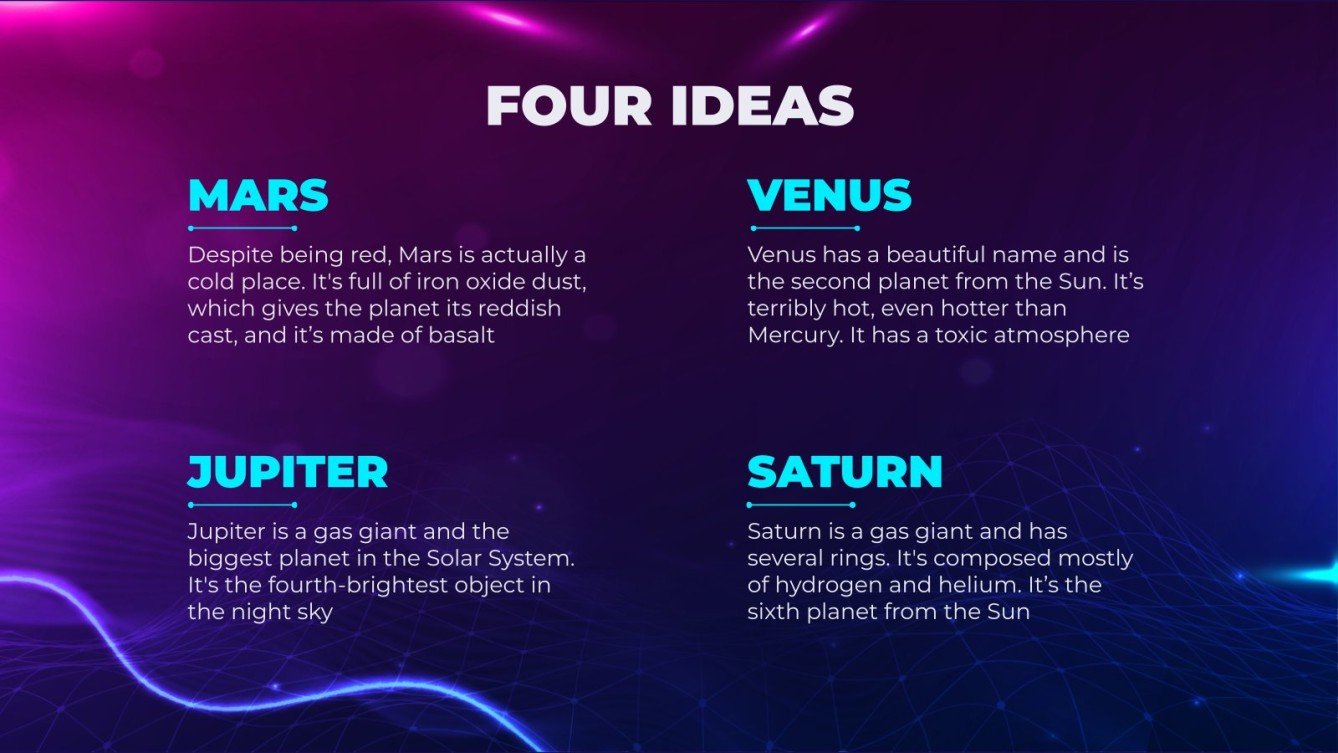 Futuristic Tech Pitch Deck | Google Slides & PowerPoint