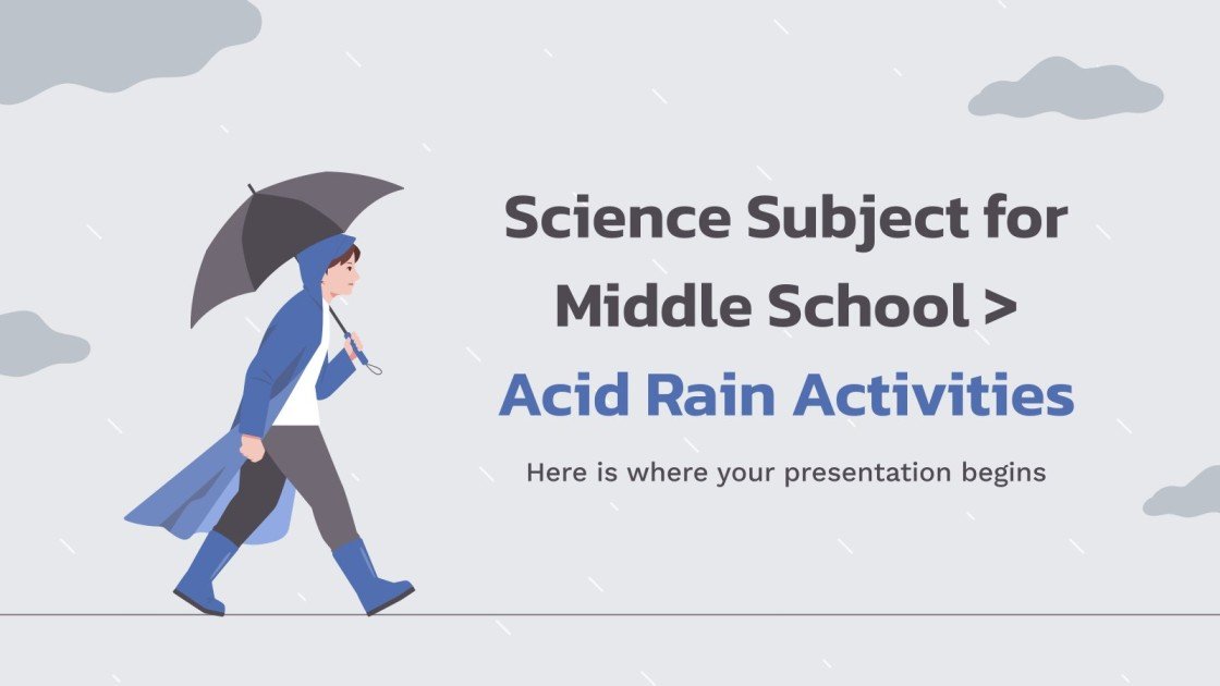 Free Google Slides themes and PowerPoint templates about Rain
