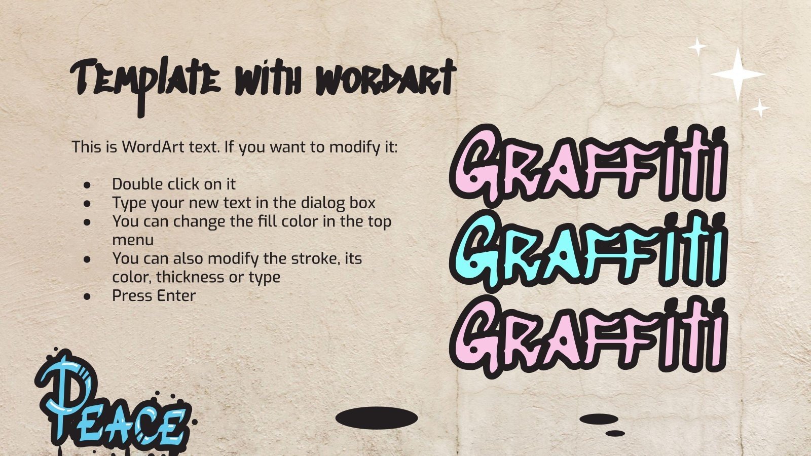 Newsletter estilo grafiti | Google Slides y PowerPoint