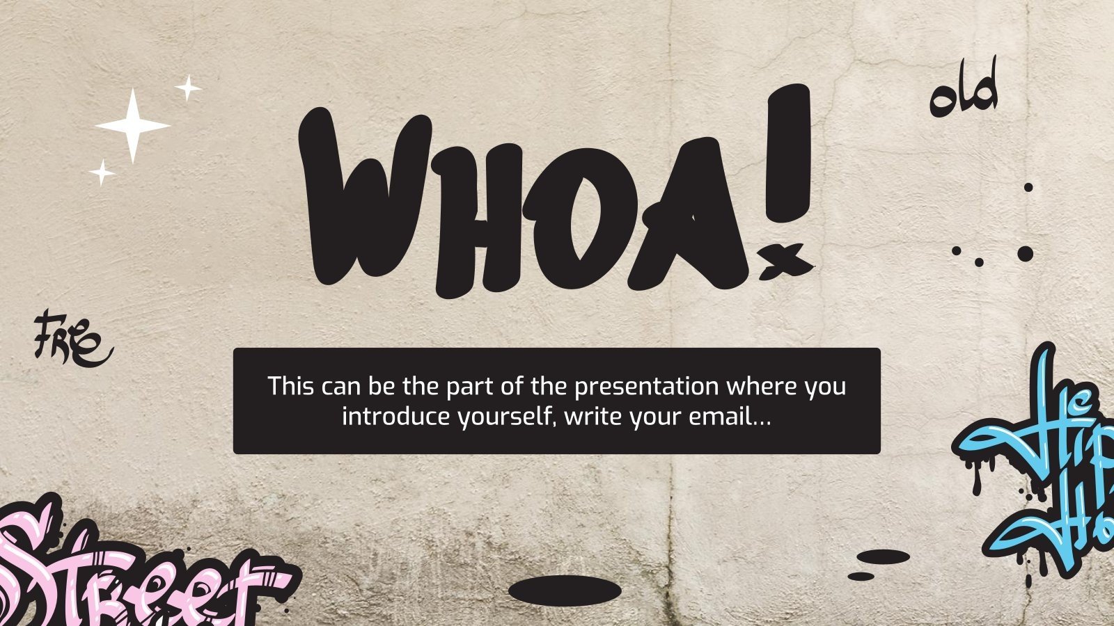 Newsletter estilo grafiti | Google Slides y PowerPoint