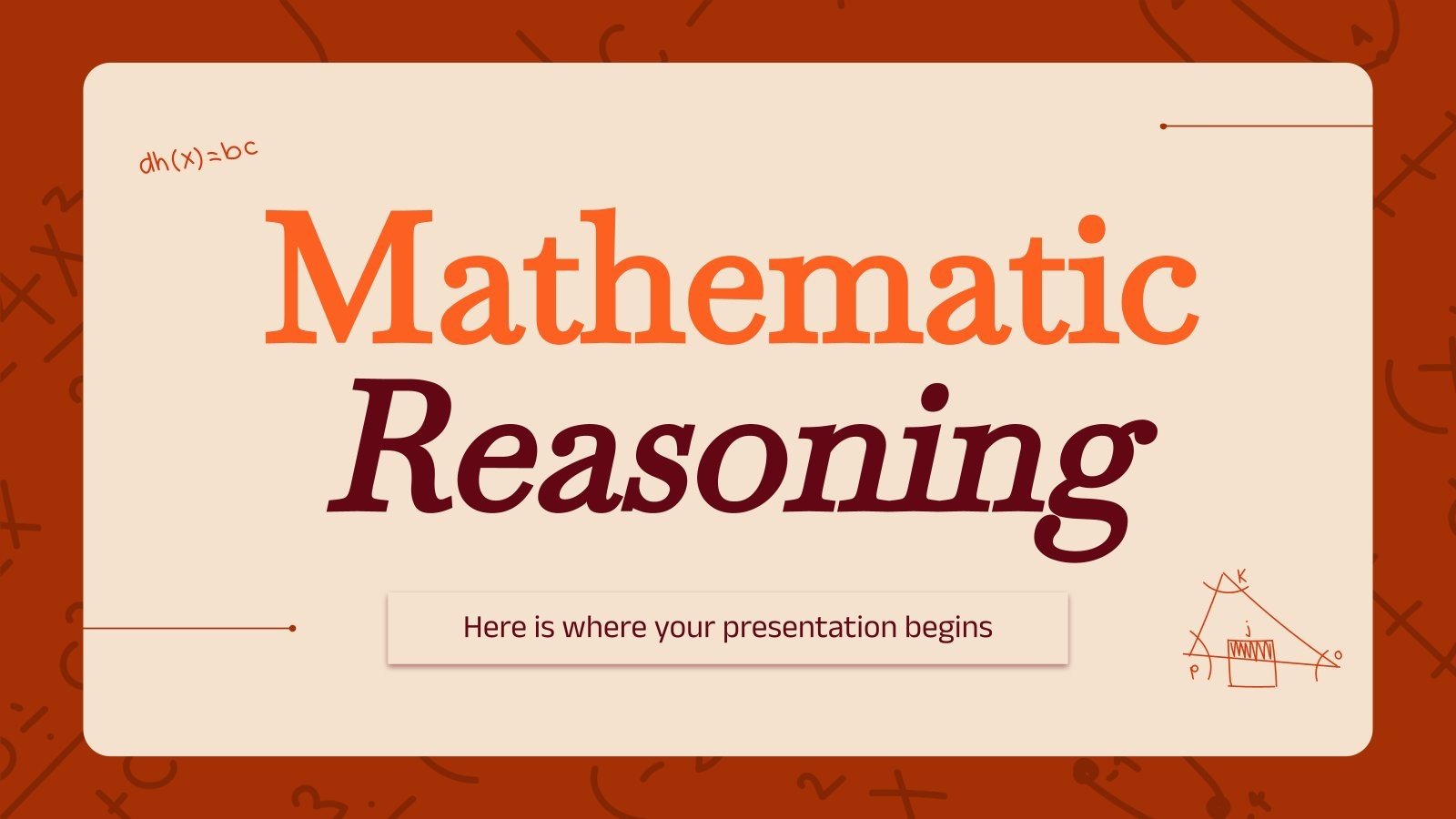 Mathematical Reasoning | Google Slides & PowerPoint