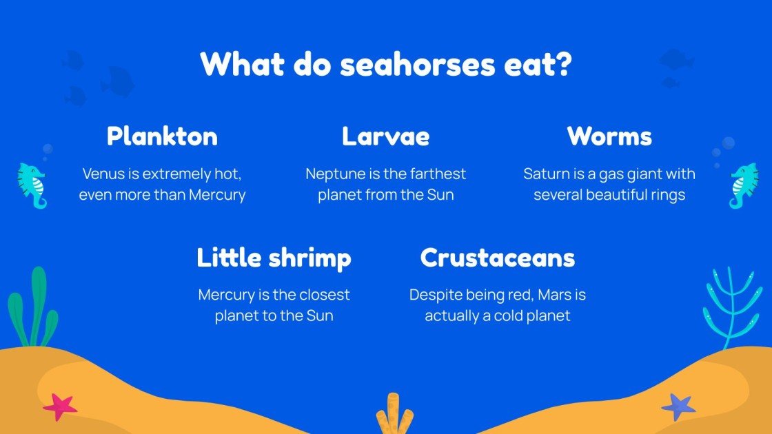 Science Subject for Elementary: Seahorse