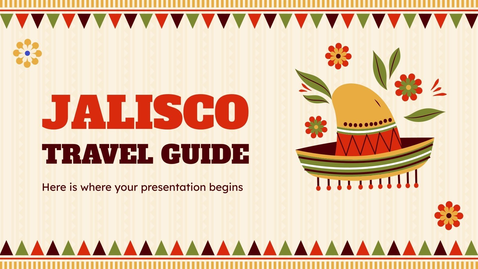 Guía de viaje de Jalisco | Google Slides y PowerPoint